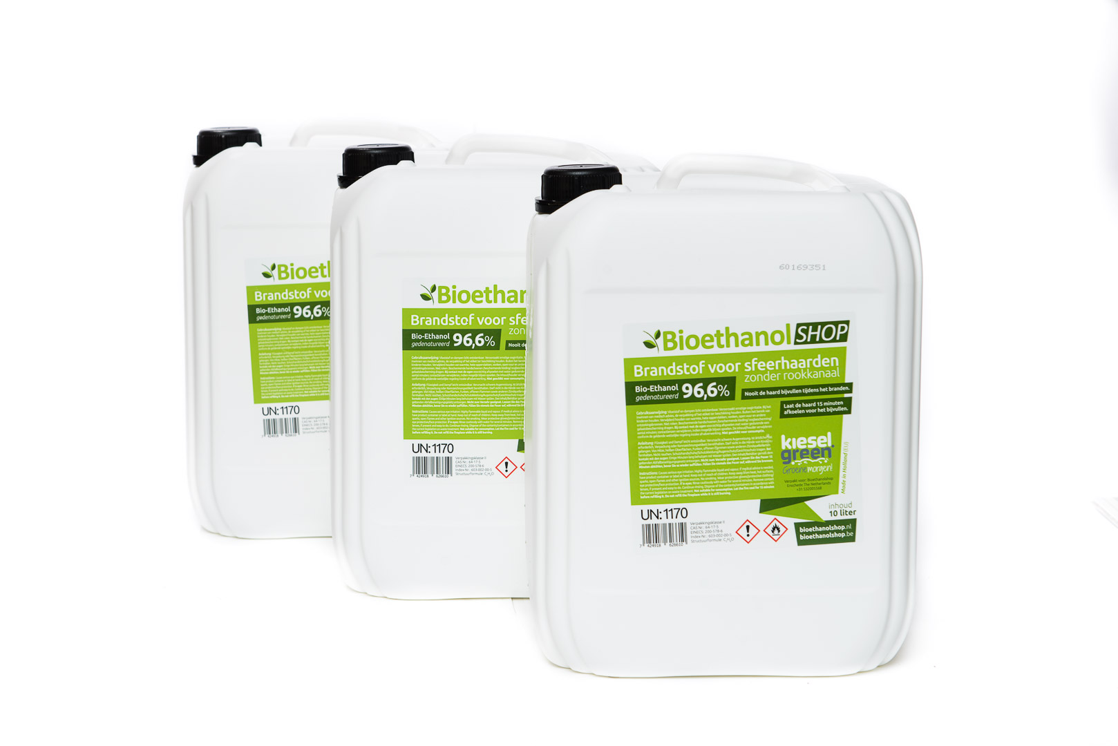 Bio-ethanol 90 Liter bioethanol 96,6% biobrandstof in jerrycan voor ...