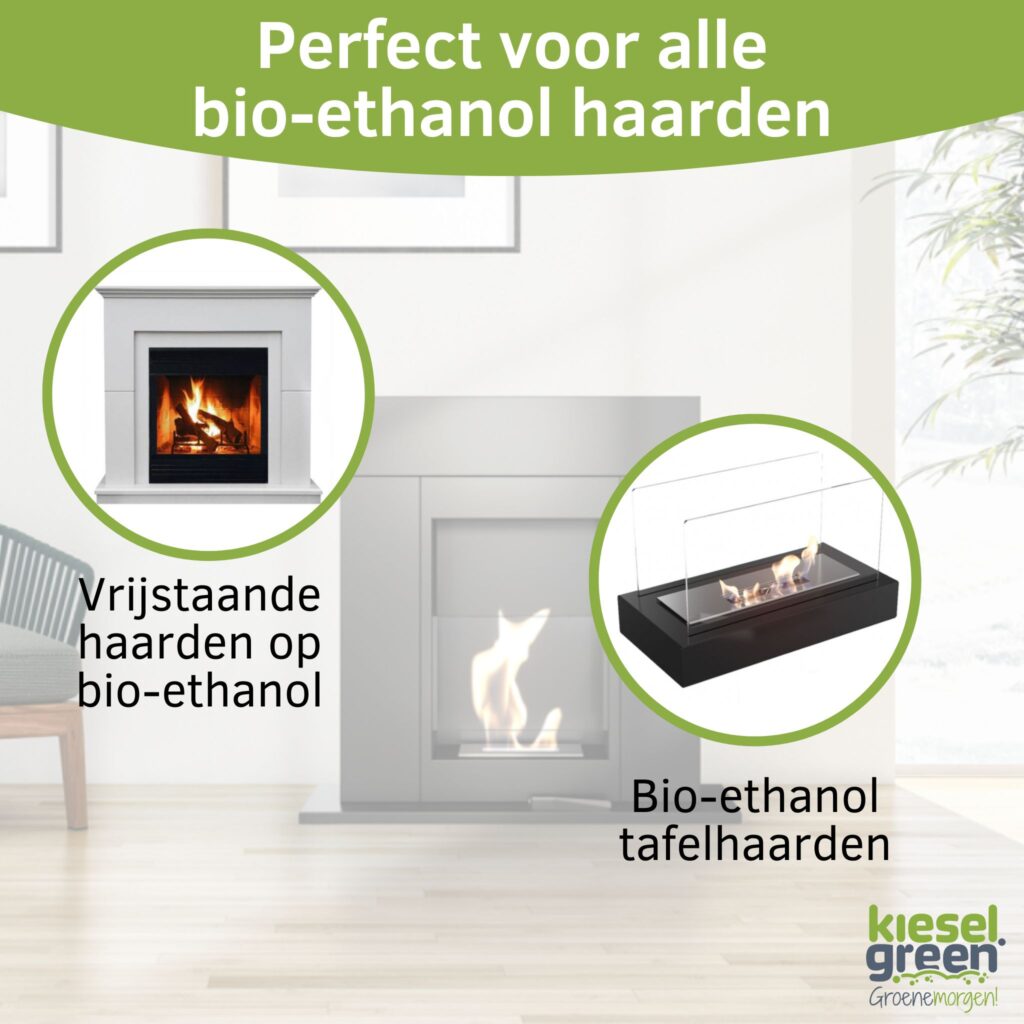 KieselGreen Bioethanol 1 Liter bio-ethanol 96,6% biobrandstof in ...
